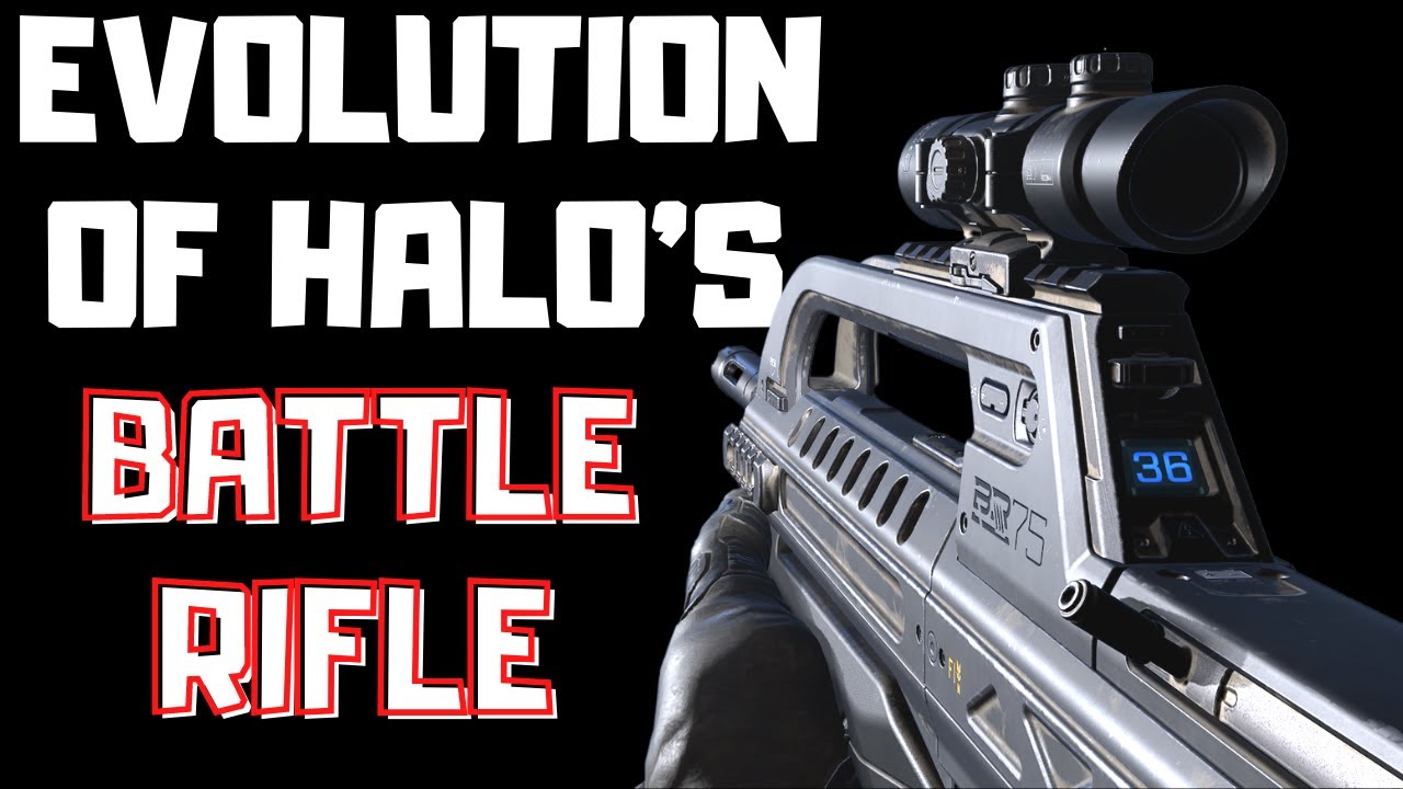 Evolution of Halo's Battle Rifle - YouTube