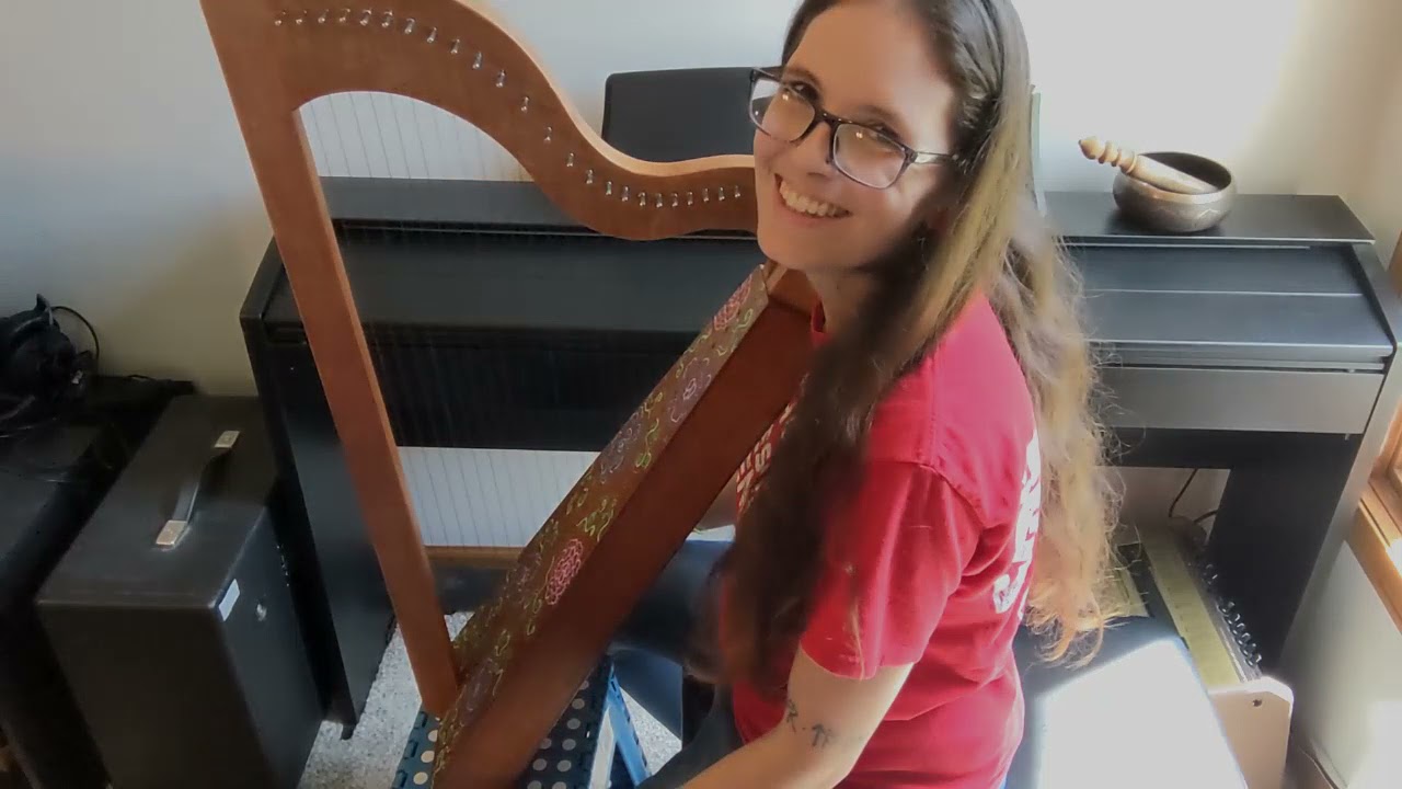 Tristy Harp by Magical Strings Unboxing and Review | Wire Strung Harp ...
