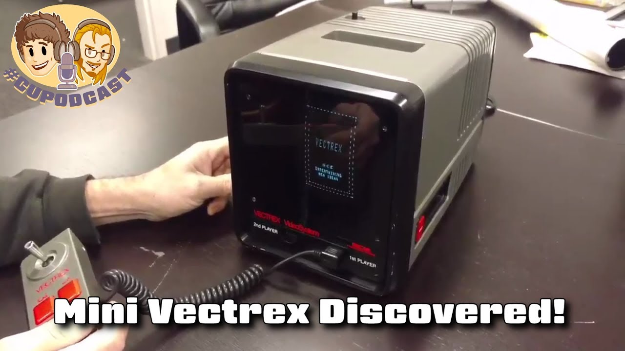 Mini Vectrex System Discovered - #CUPodcast - YouTube