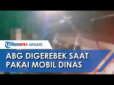Sepasang ABG digrebek di dalam mobil dinas #berita #viral