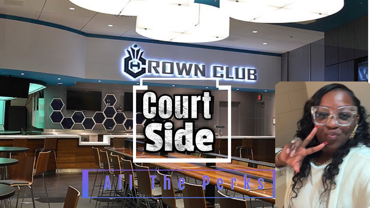 Crown Club Experience -Court Side - Charlotte Hornets - YouTube