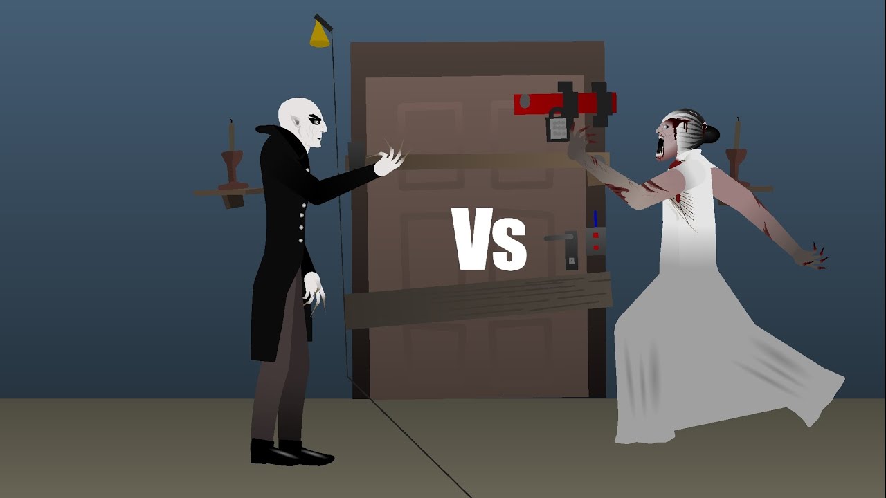 Angelene VS Nosferatu first animation on the computer - YouTube