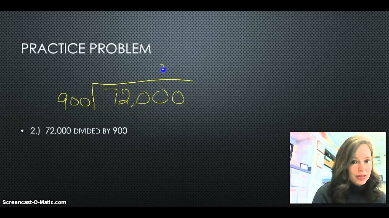 Envision lesson 5-1 Using Patterns to divide by 2 digit divisors - YouTube