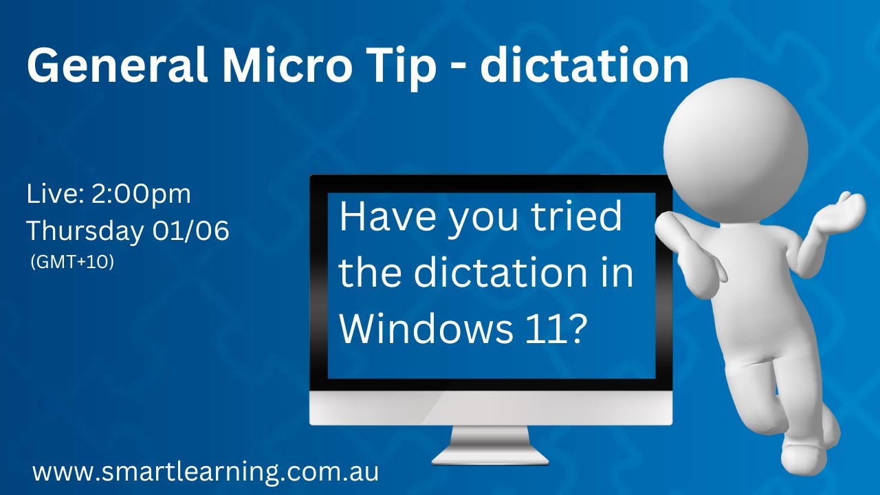 Using Dictation from Windows 11 - YouTube
