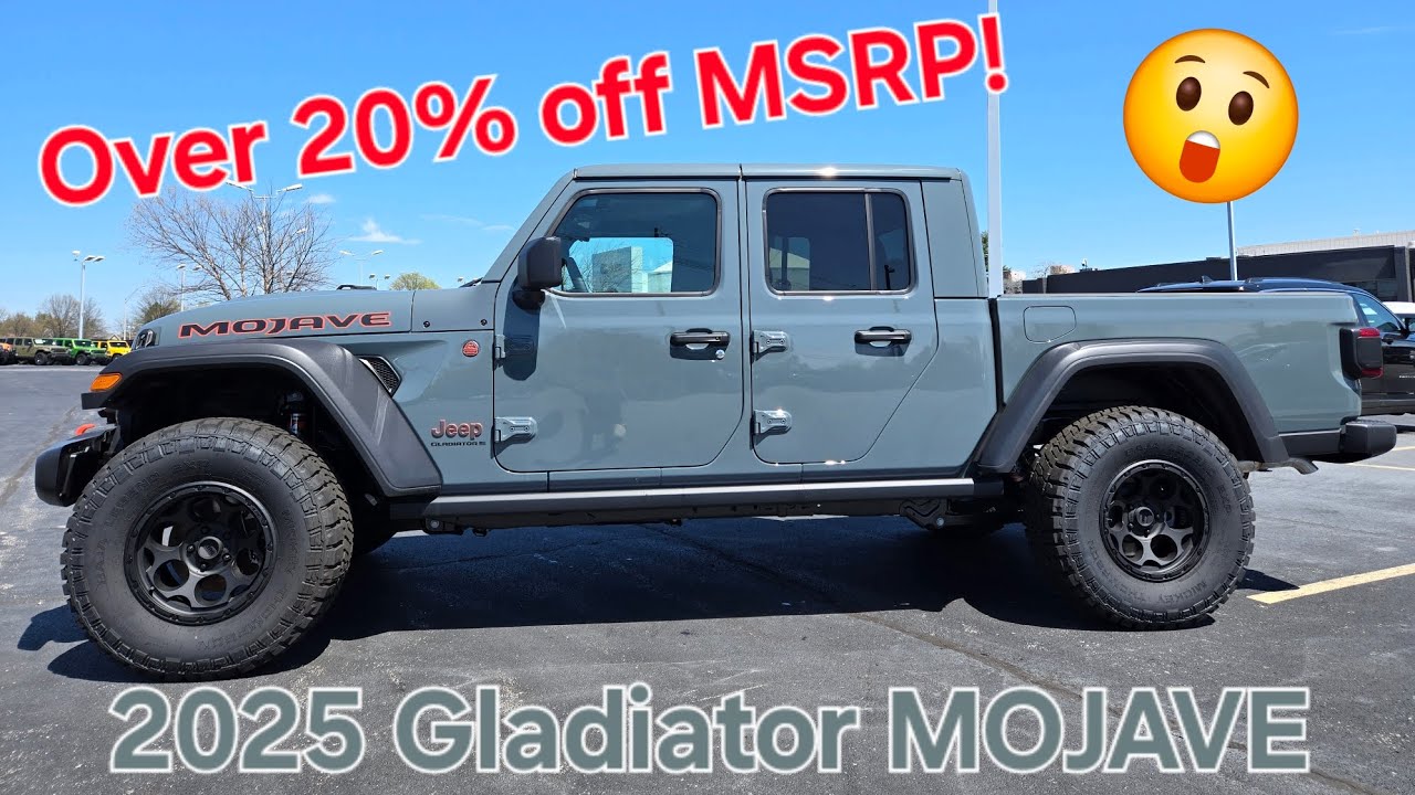 SOLD --- 2025 Gladiator MOJAVE (Anvil) with KMC Wheels & 35" Tires. Now ...