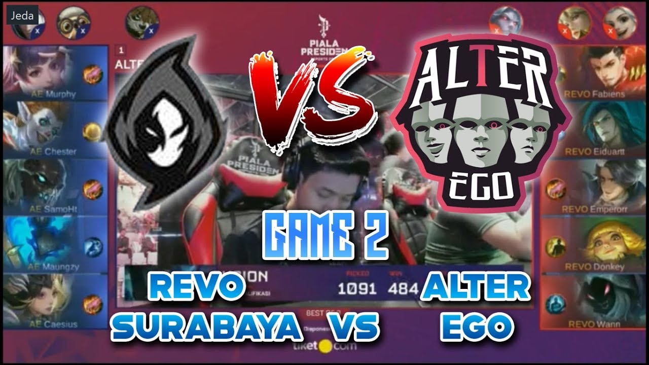 REVO VS ALTER EGO GAME 2 Piala Presiden 2019 Esports Grand Final ...