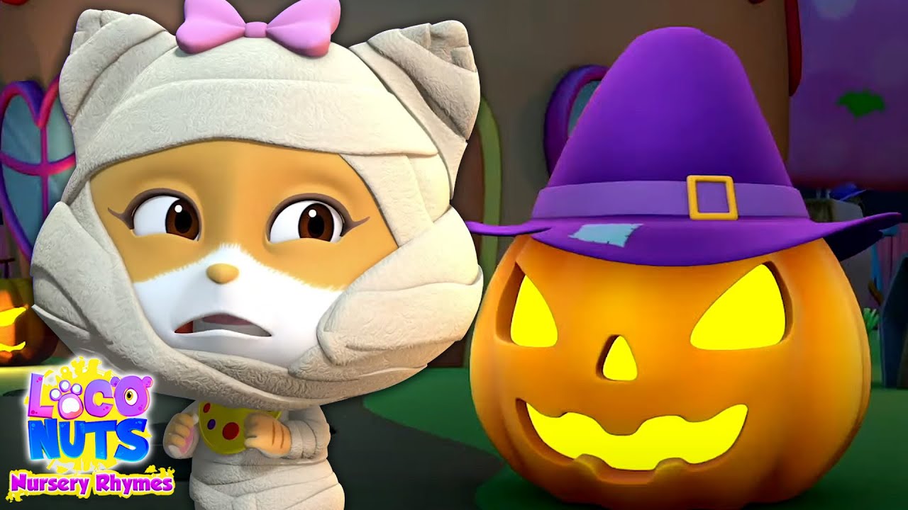 There's Scary Pumpkin | Halloween Song For Kids | Scary Nursery Rhymes ...