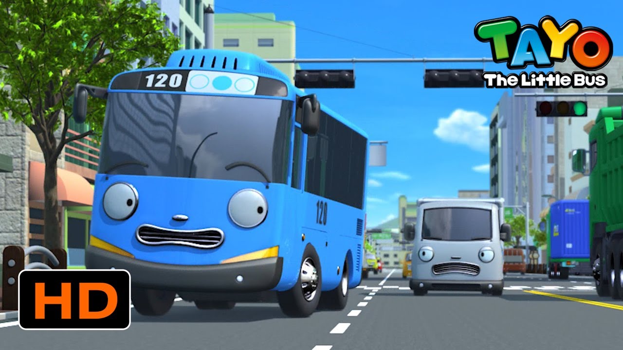 太友堵車了！l Tayo 第1季 流行的一集 l 小巴士TAYO l 小公交車太友士TAYO - YouTube