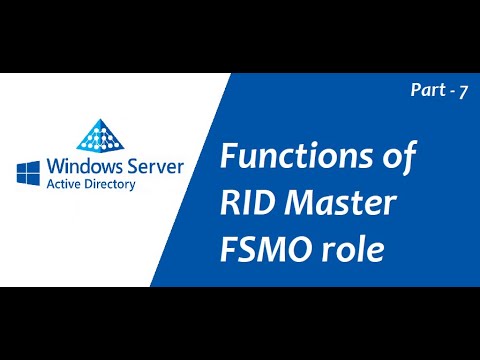 Active Directory for Beginners : Part - 7 (RID Master FSMO role) - YouTube