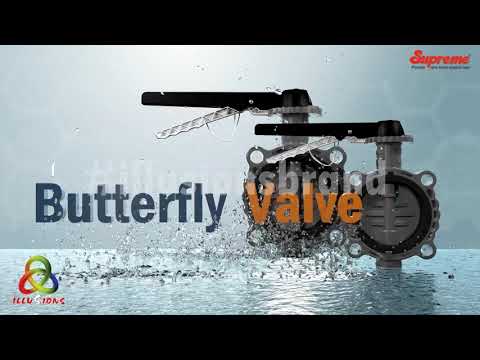 ButterFly valve Product 3D animation - YouTube
