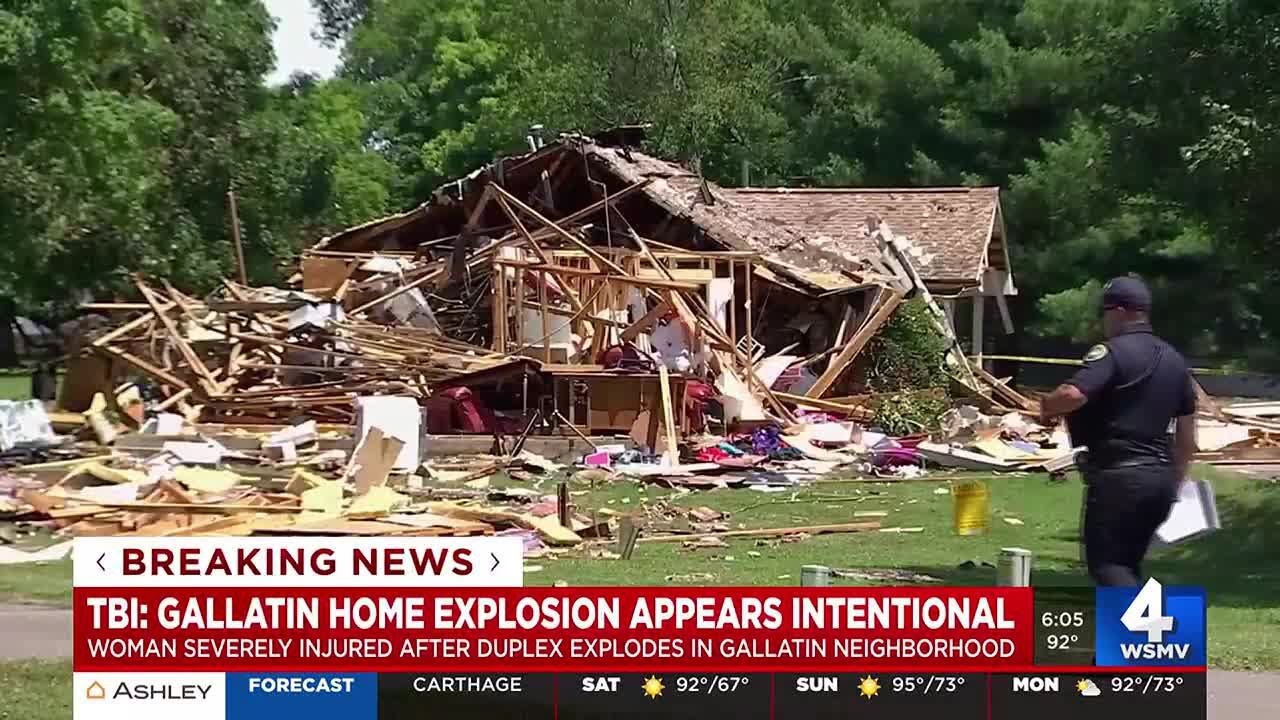 TBI: Gallatin home explosion appears intentional - YouTube