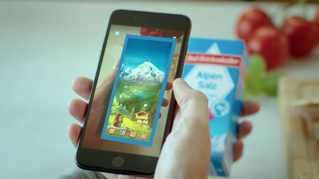 Augmented Reality for Packaging - Bad Reichenhaller | Alpen Salz - YouTube