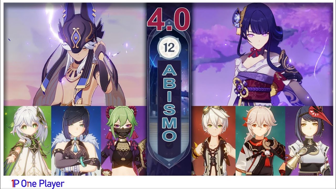 Cyno / Raiden - Nuevo Abismo 4.0 - Genshin Impact - Nivel 12 (PS4 ...