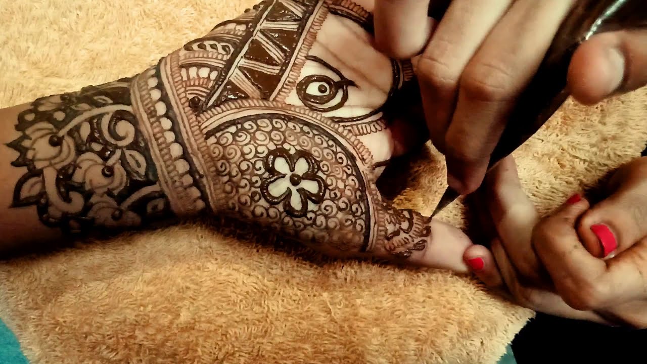 મહેંદી ડિઝાઇન | Hand mehndi design | Arabian mehandi | Mehndi ki design ...
