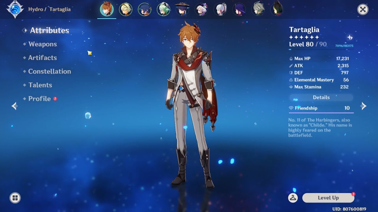 Childe F2p Build Showcase (Easy 100k+ Damage) ... - YouTube