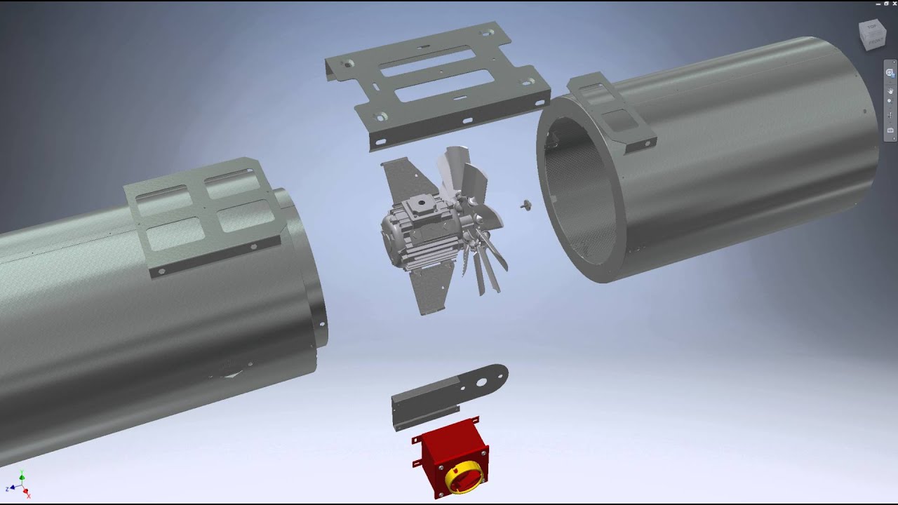 400 Caseless Fan Exploded View - YouTube