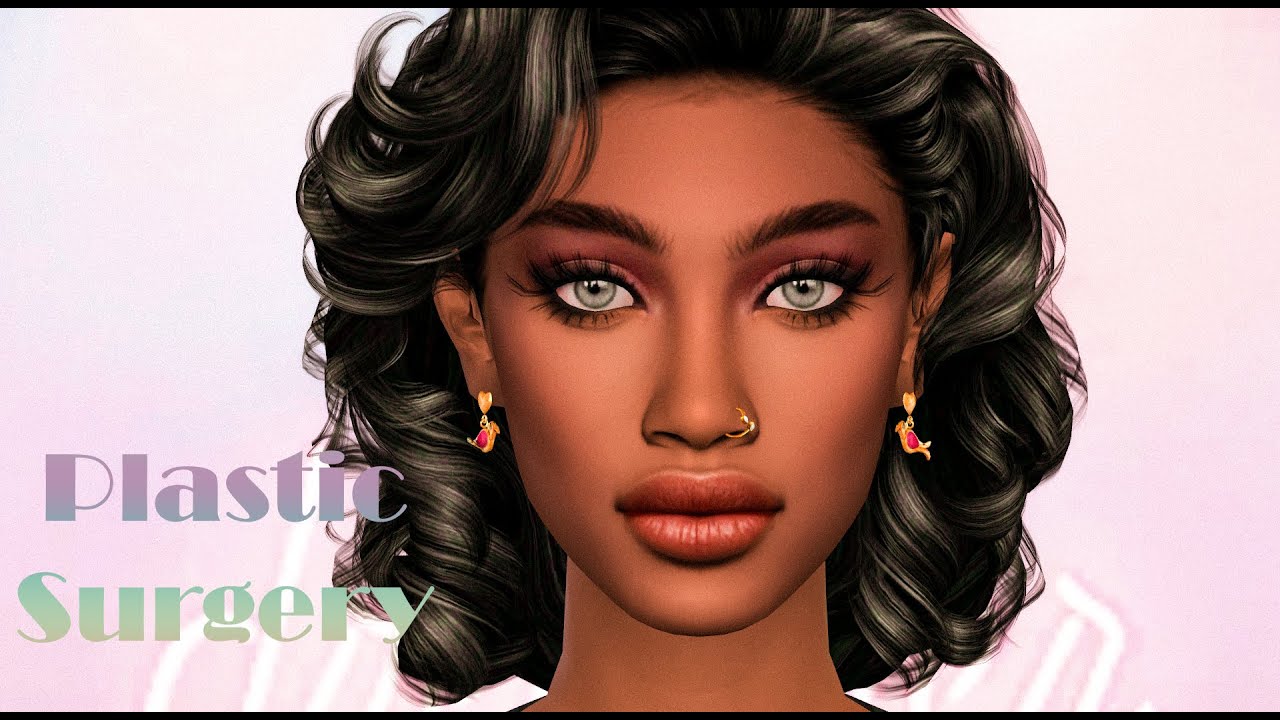 Giving One Of My Sims Plastic Surgery | The Sims 4 | CAS🎭💗🌺 - YouTube