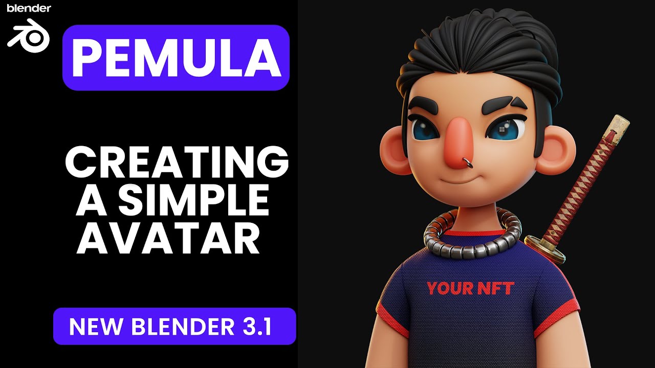NFT Blender Tutorial - Creating A Simple Avatar - YouTube