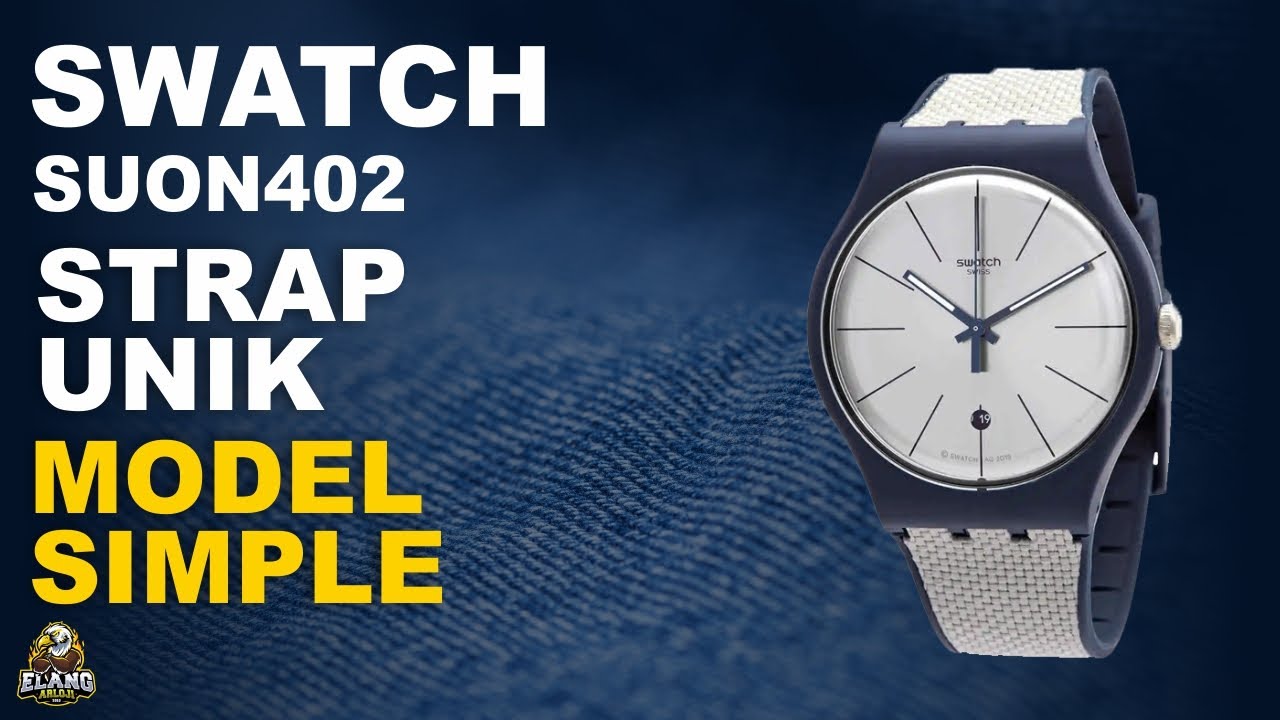 SWATCH SUON402 : JAM TANGAN SWATCH STRAP UNIK MODEL SIMPLE TERBARU ...