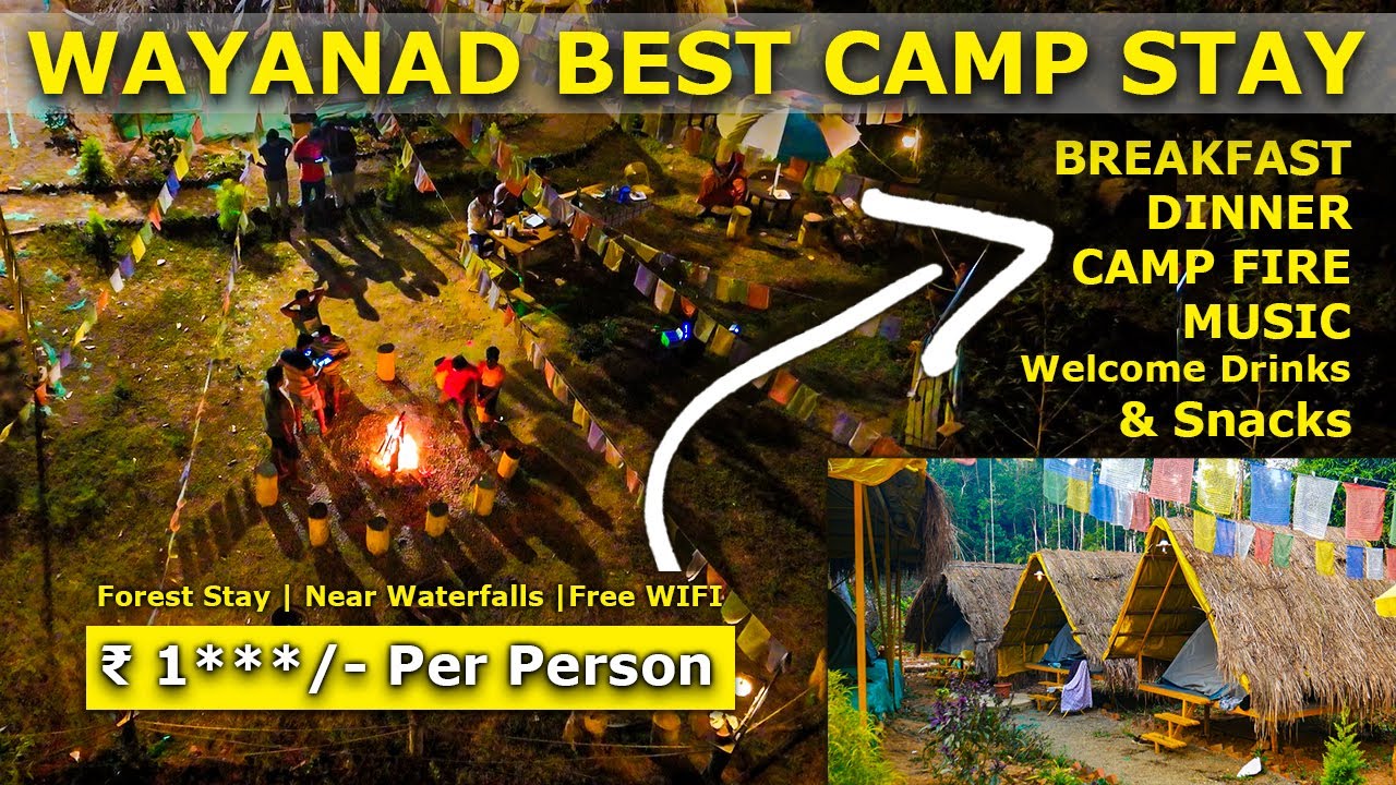 Wayanad Forest Villa Budget Stay | Camp Fire | Free WIFI and Free Food ...