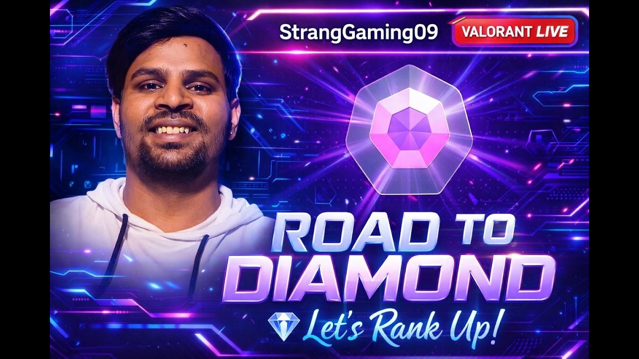 PLATINUM TO DIAMOND 💎 | Valorant Ranked Grind LIVE 🔴 #VALORANTLive# ...