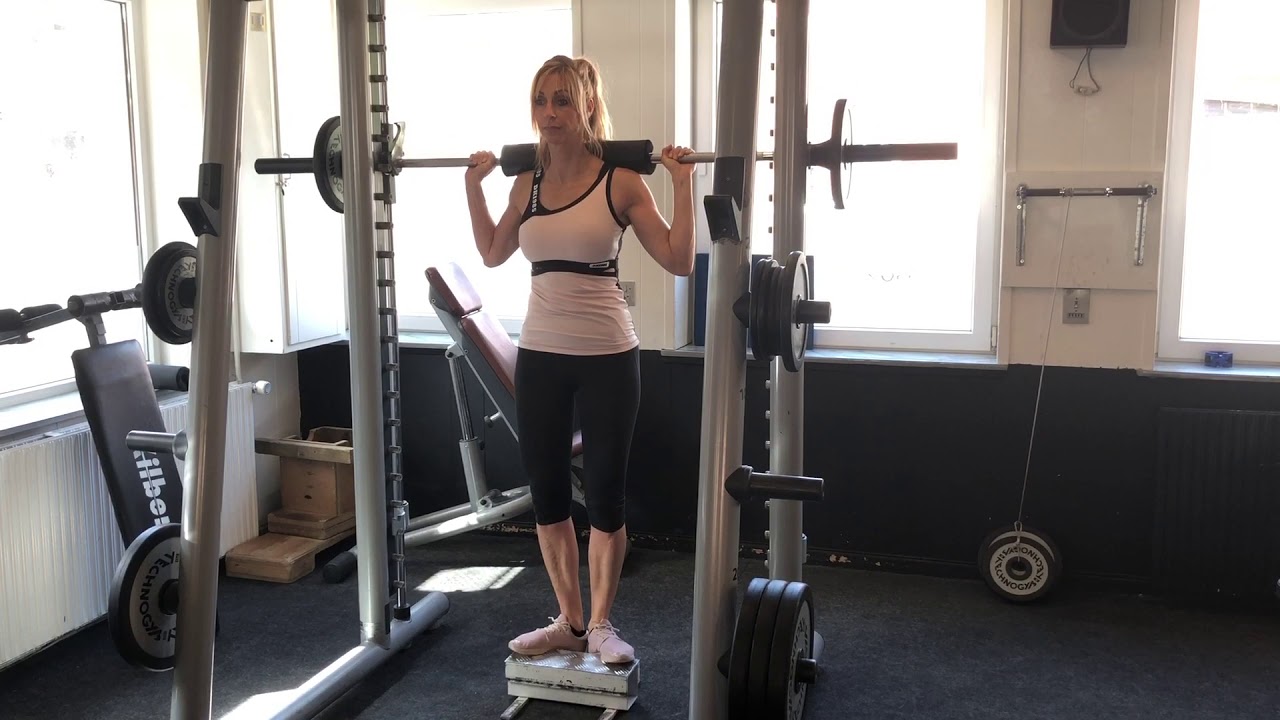 Standing Calves Raise, External Rotation - YouTube