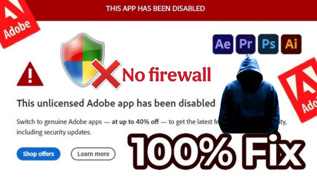 How to Fix: This Unlicensed Adobe App Has Been Disabled | Adobe License ...