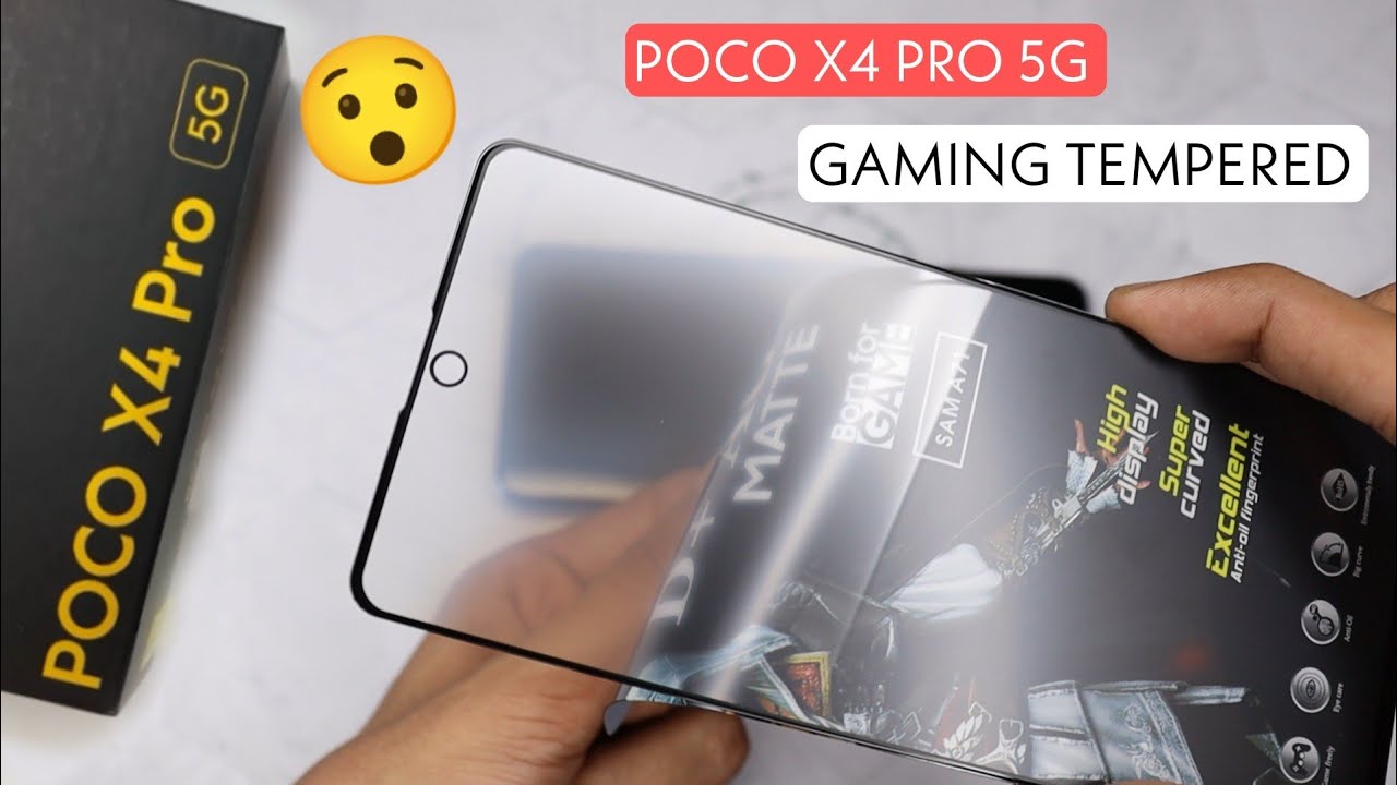 Poco X4 Pro 5G Gaming Tempered Full Edge To Edge | Poco X4 Pro Matte ...