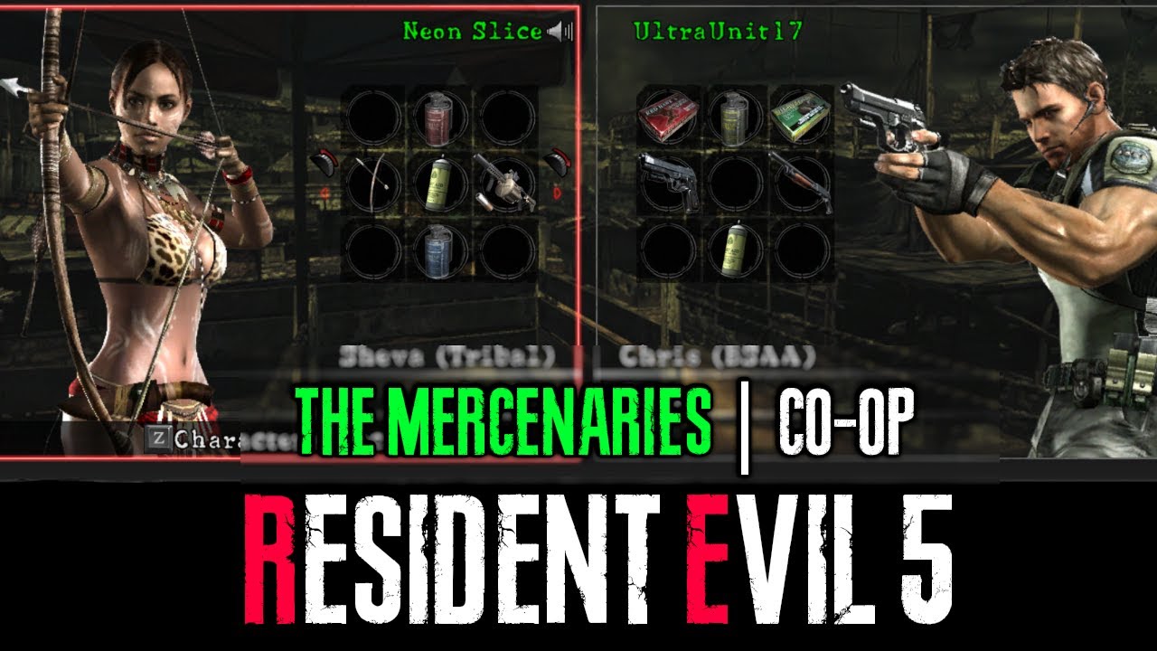 Playing RESIDENT EVIL 5 MERCENARIES CO-OP for the first time in YEARS ...