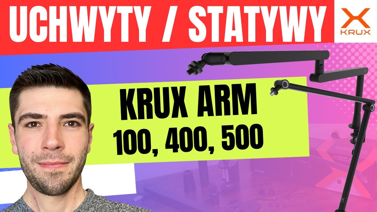 🔥Najlepsze ramię mikrofonowe | KRUX ARM 100 i KRUX ARM 400 - 😃 ️ NOWOŚĆ ...