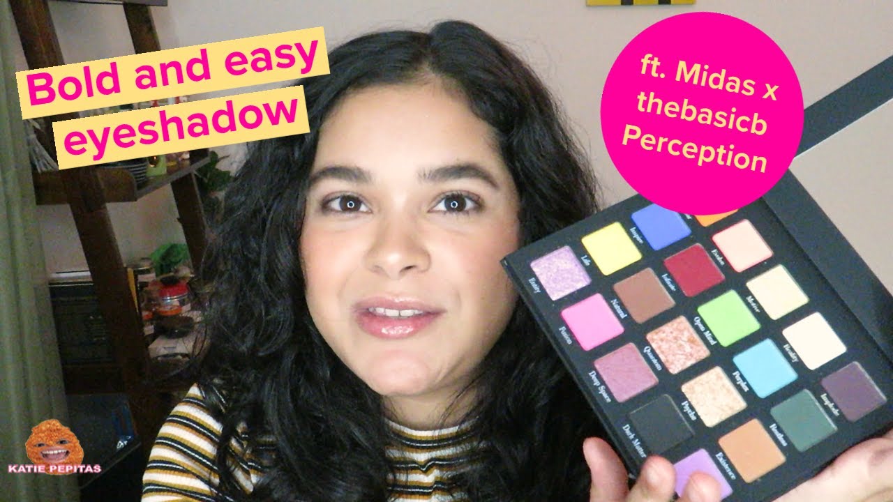 Bright and Bold Eyeshadow Tutorial Super Easy!💛🧡 - YouTube