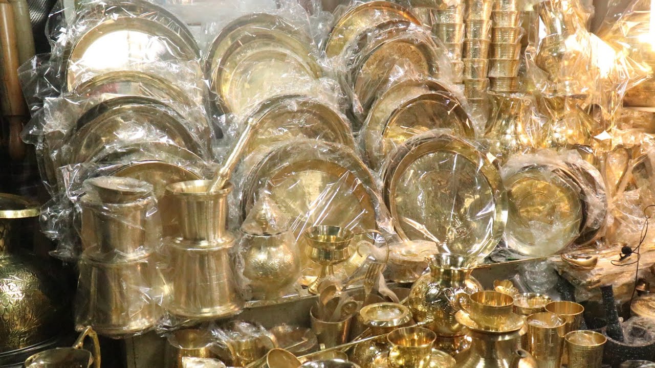 নতুন ডিজাইনের কাসার প্লেটের দাম জানুন🔥Indian Kasa or Metal Plate Price ...