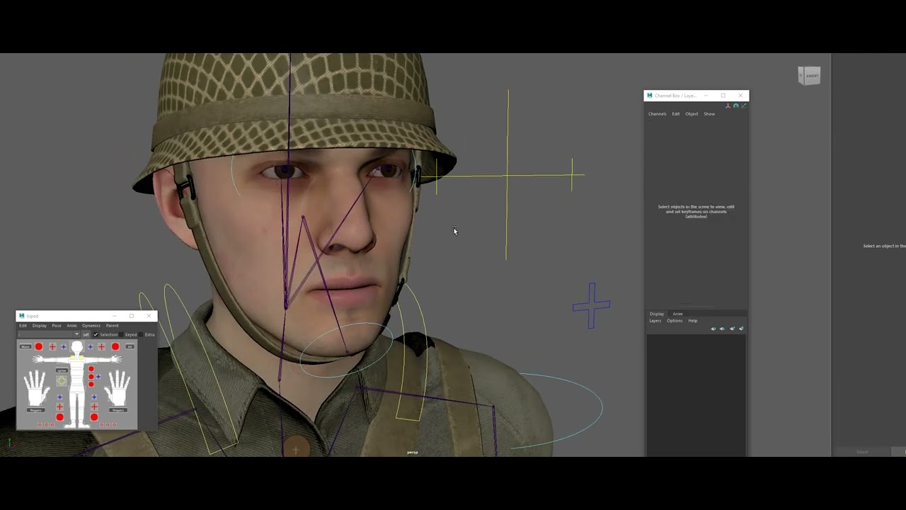 Soldier Man - Maya Rig - YouTube