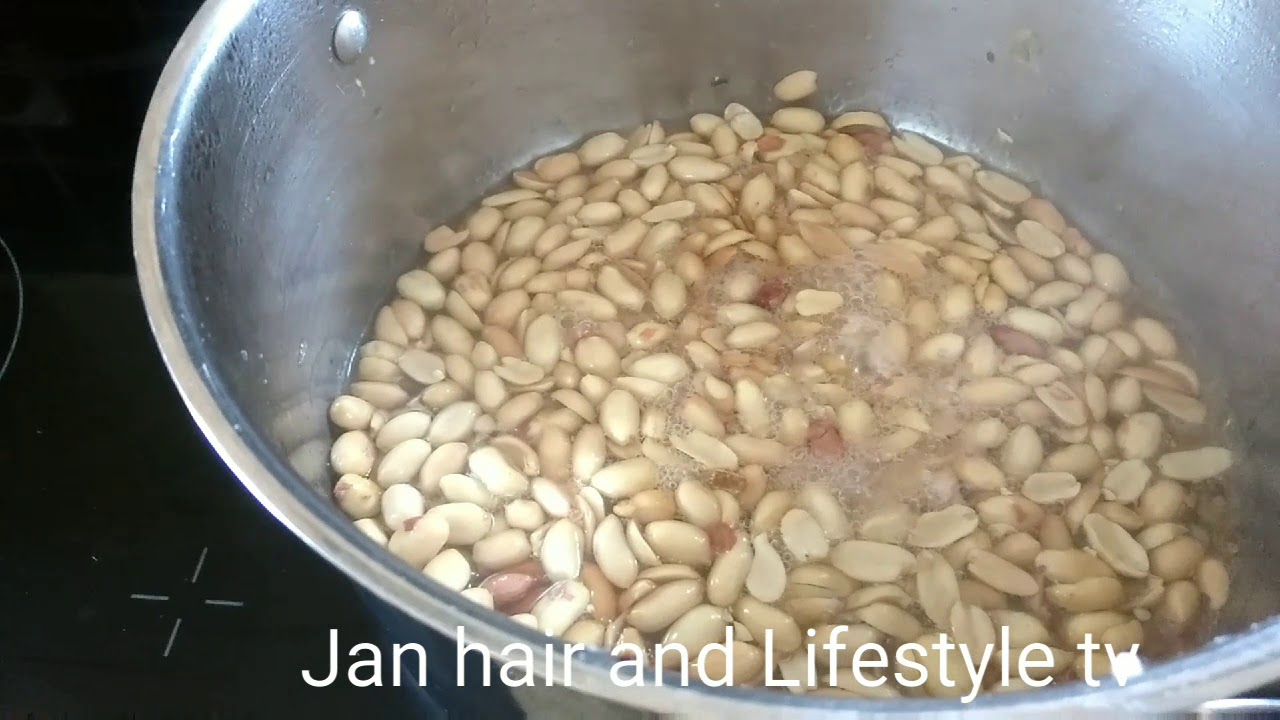 How to make peanut cake or peanut drops - YouTube