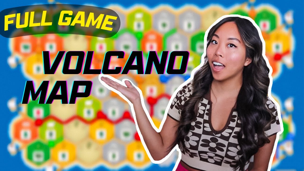 CATAN VOLCANO BOARD STRATEGY || catan volcano board - YouTube