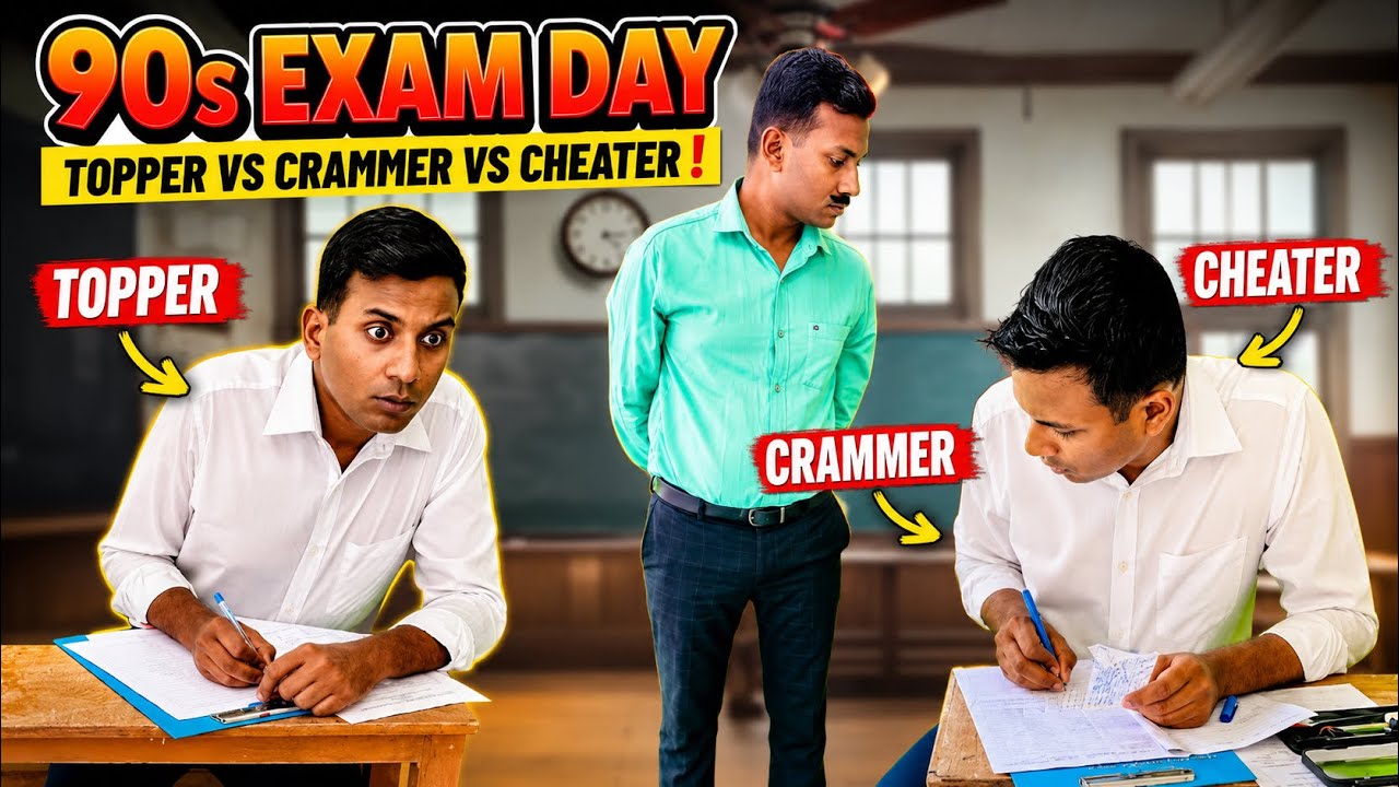 Exam Day in the 90s | Every Student’s Struggle & School Life Nostalgia ...