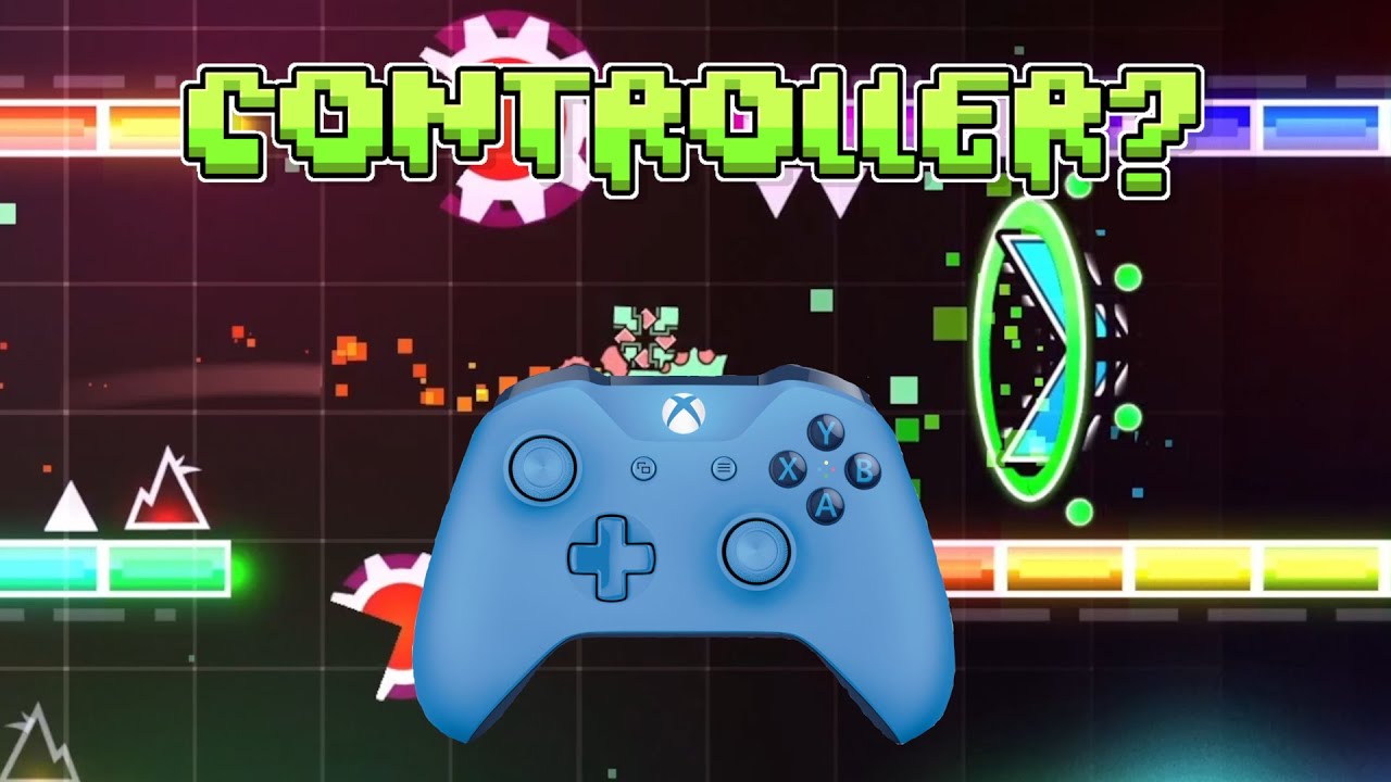 I tried to play GD using a CONTROLLER - YouTube