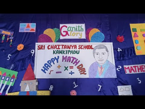 Sri Chaitanya School Kankipadu National Math's Day Celebration - YouTube