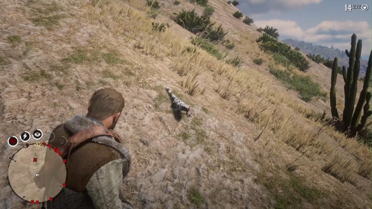 Banded Gila monster in New Austin (outside the map)- RDR2 - YouTube