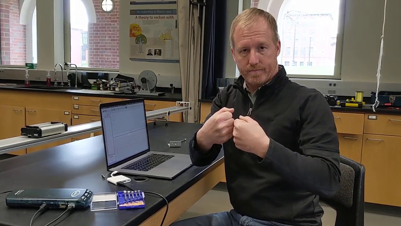 Collisions lab lect06: Conservation of momentum experiments - YouTube