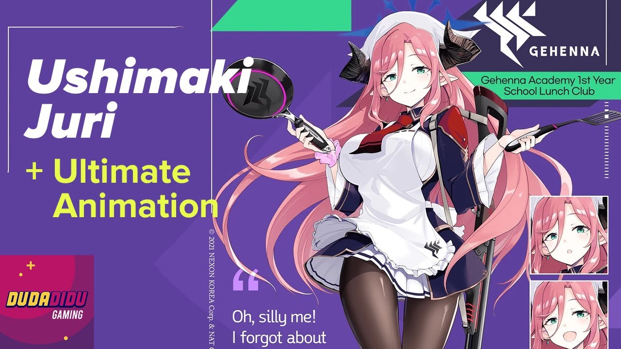 Ushimaki Juri + All Skill + Ultimate Animation | Blue Archive | Android ...