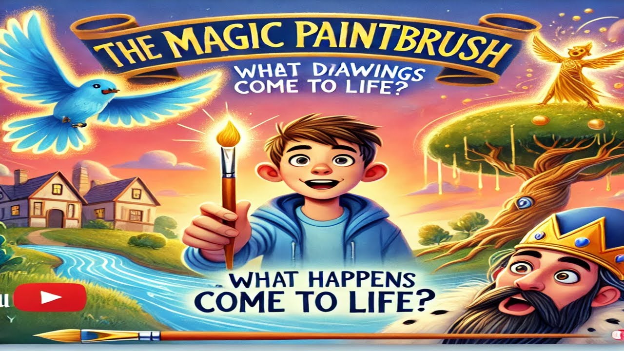 🎨 The Magic Paintbrush – A Heartwarming Kids’ Story About Kindness ...