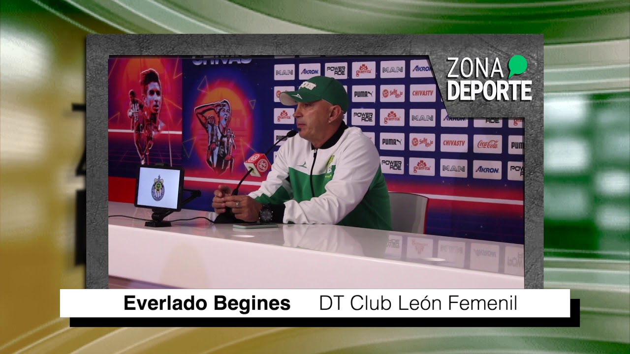 Everaldo Begines habla tras derrota del León femenil - YouTube