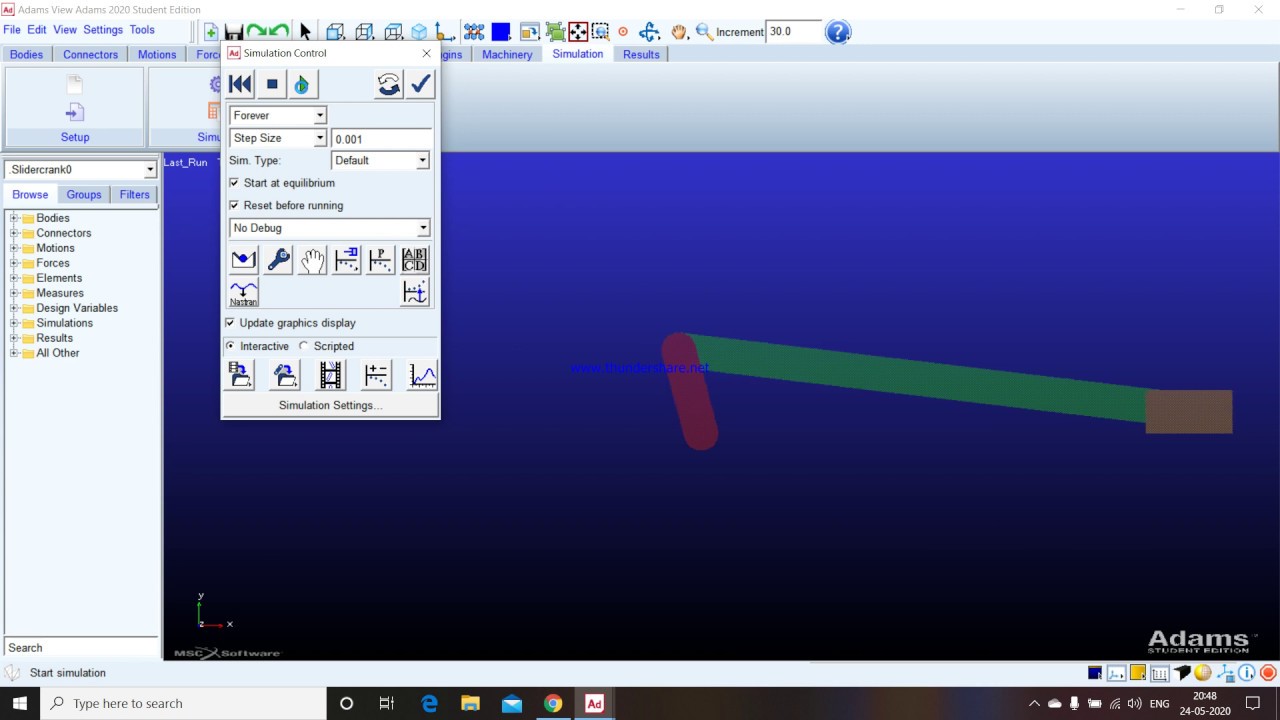 Experiment With Adams View Software #PART-1 - YouTube