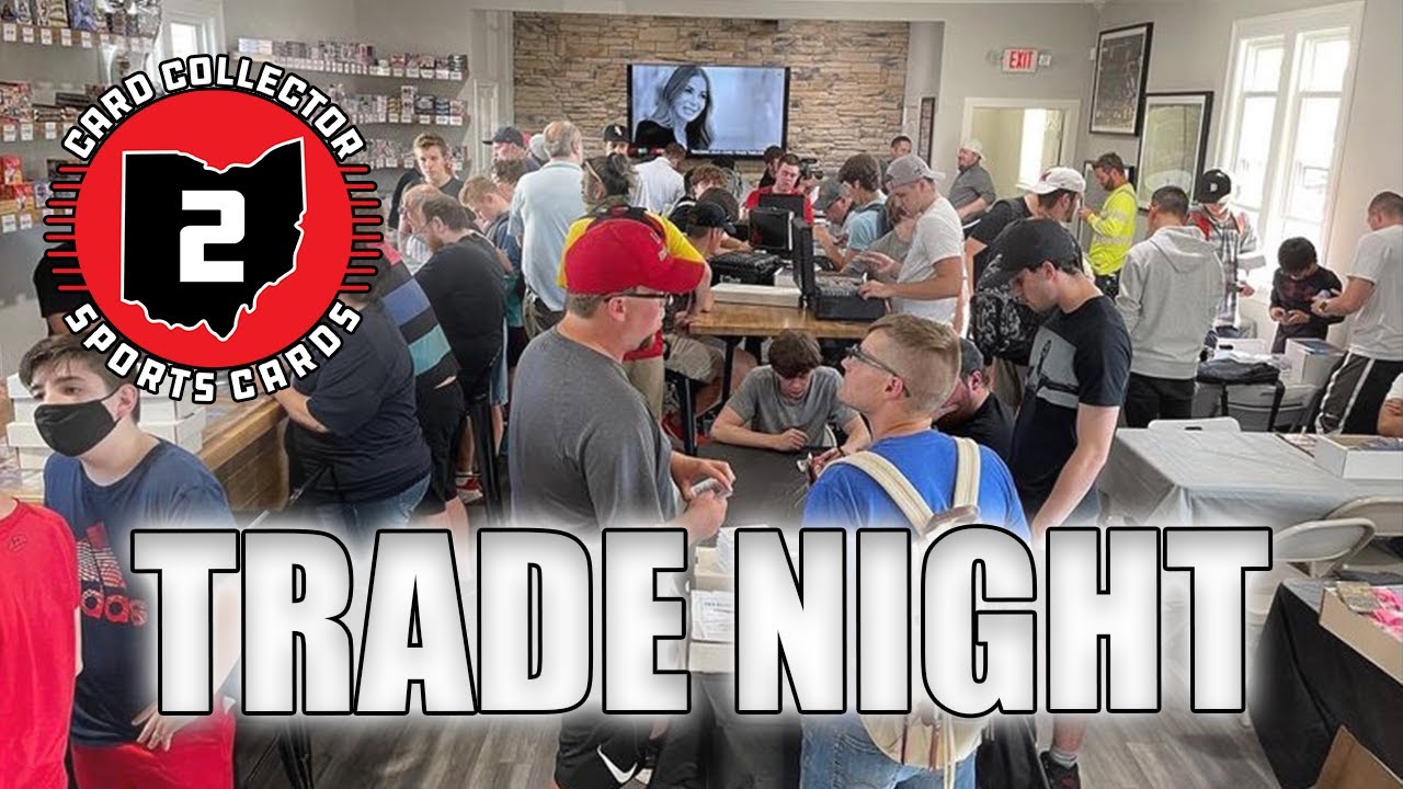 THE FIRST TRADENIGHT AT OUR NEW CARD SHOP 🔥 - YouTube
