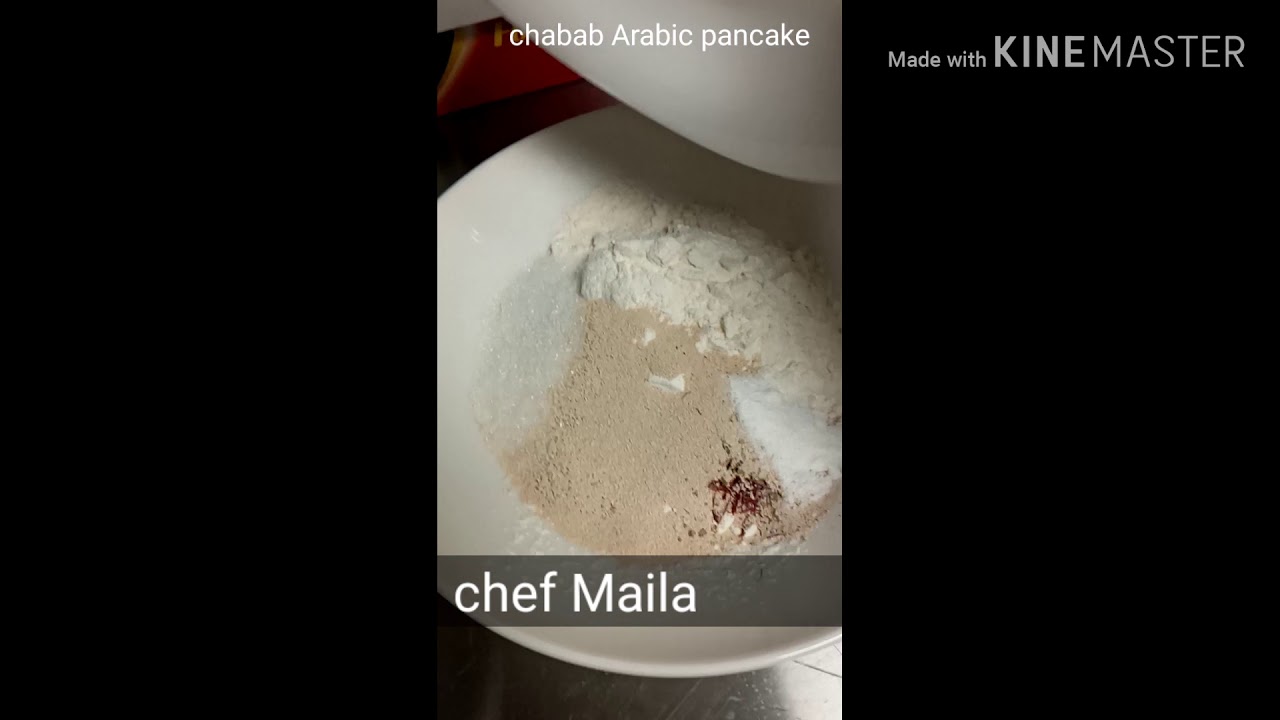 Arabic chabab or pancake/chef Maila - YouTube