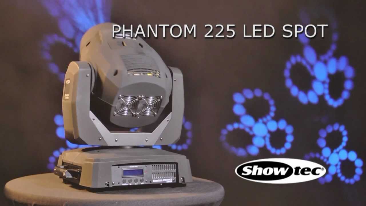 Showtec Phantom 225 LED Spot, ordercode 40189 - YouTube