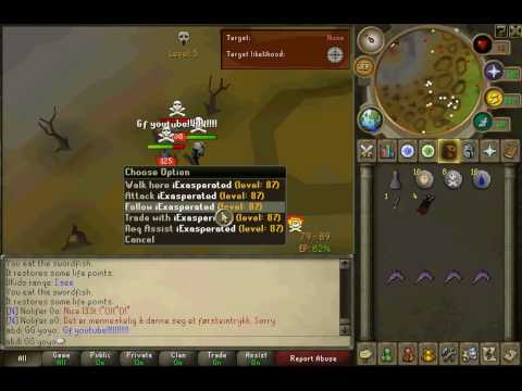 bounty hunter runescape pk magic shortbow ice burst ownage - YouTube