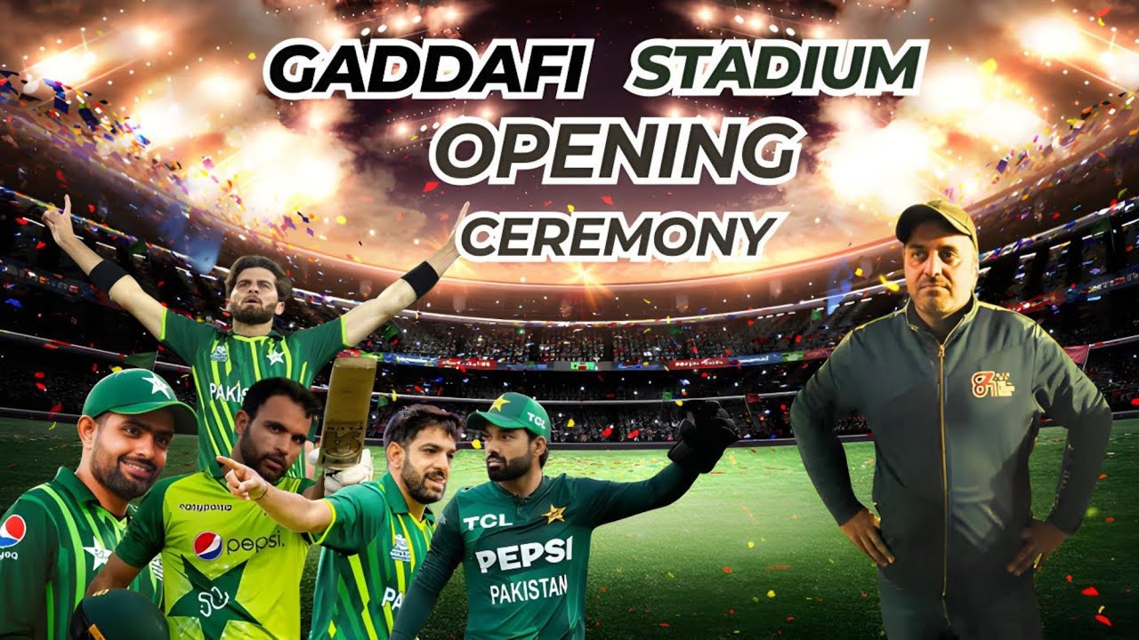 Gaddafi stadium opening ceremony | New Stadium Opening | Gaddafi ...