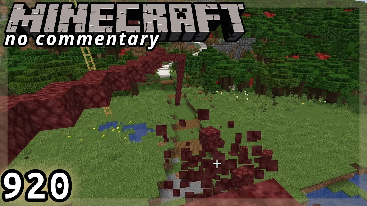 Late-Game Minecraft 920 :: Dismantling the Netherrack Template - YouTube